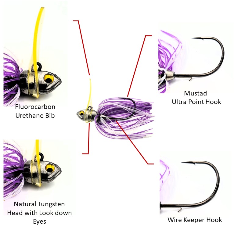 Scrounger Tungsten Jig Head – Kingston Lures